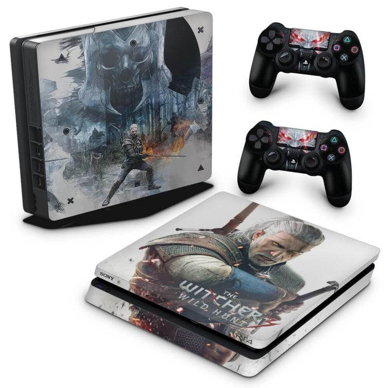 Adesivo Compatível PS4 Slim Skin - The Witcher B - Pop Arte Skins ...