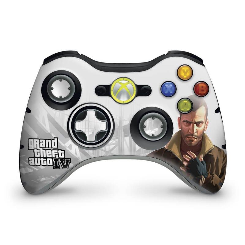 Adesivo Compatível Xbox 360 Controle Skin - Gta Iv - Pop Arte Skins ...
