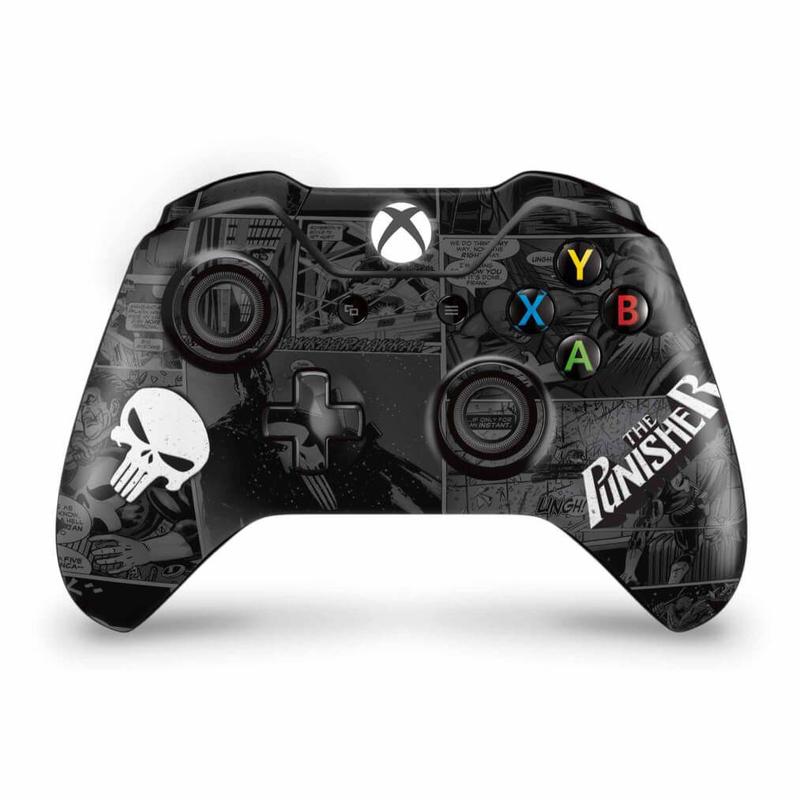 Adesivo Compatível Xbox One Fat Controle Skin - The Punisher Justiceiro ...