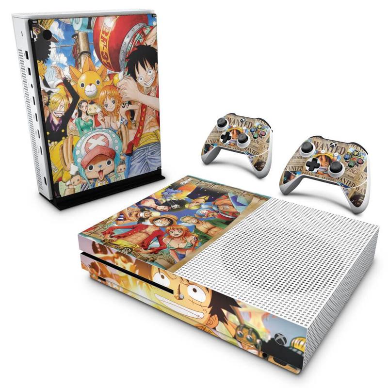 Adesivo Compatível Xbox One S Slim Skin - One Piece - Pop Arte Skins ...