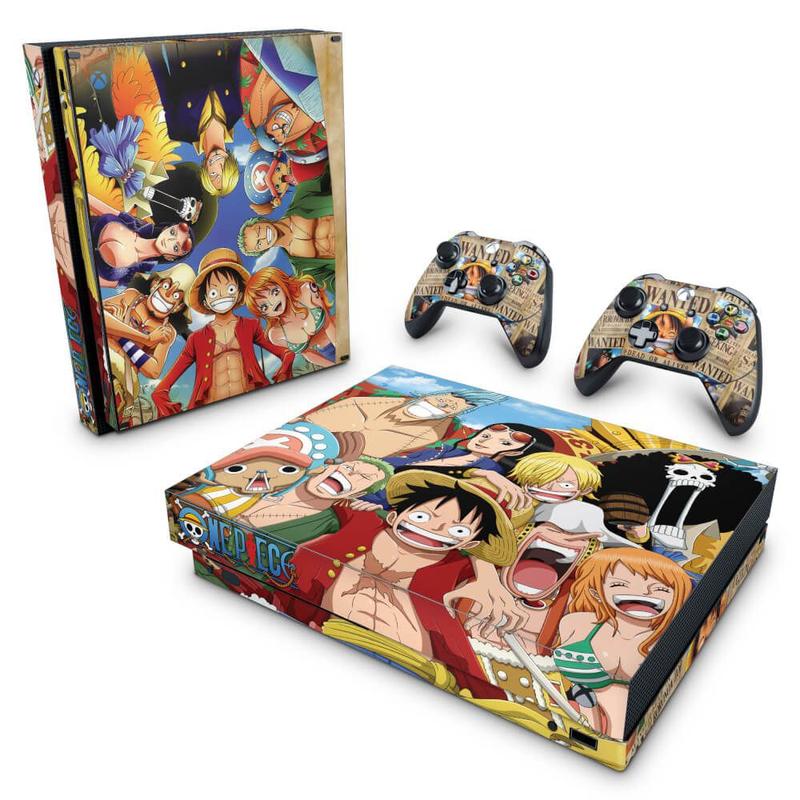 Adesivo Compatível Xbox One X Skin - One Piece - Pop Arte Skins ...