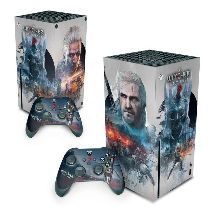 Adesivo Compatível Xbox Series X Skin - The Witcher 3 - Pop Arte Skins ...