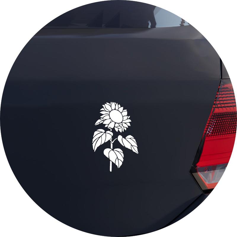 Adesivo de Carro Flor de Girassol - Melhor Adesivo - Acessórios para ...
