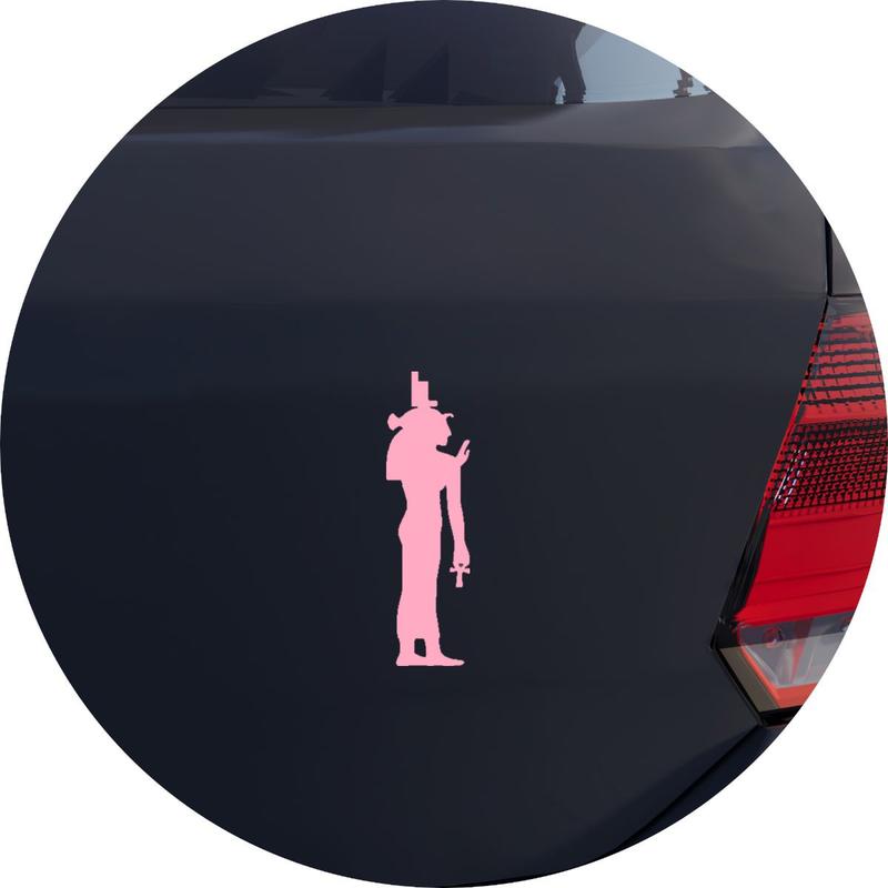 Adesivo de Carro Ísis Deusa Egípcia - Cor Rosa Claro - Melhor Adesivo ...