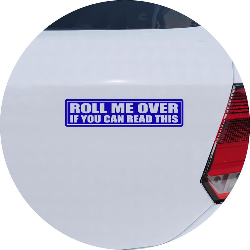 Adesivo de Carro Jipeiro Roll Me Over If You Can Read This - Melhor ...