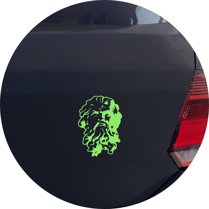 Adesivo de Carro Zeus Deus Grego - Melhor Adesivo - Acessórios para ...