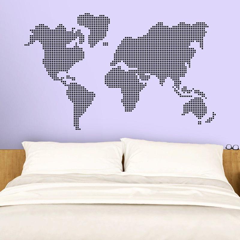 Adesivo de Parede Mapa Square - Qcola - Adesivo de Parede - Magazine Luiza