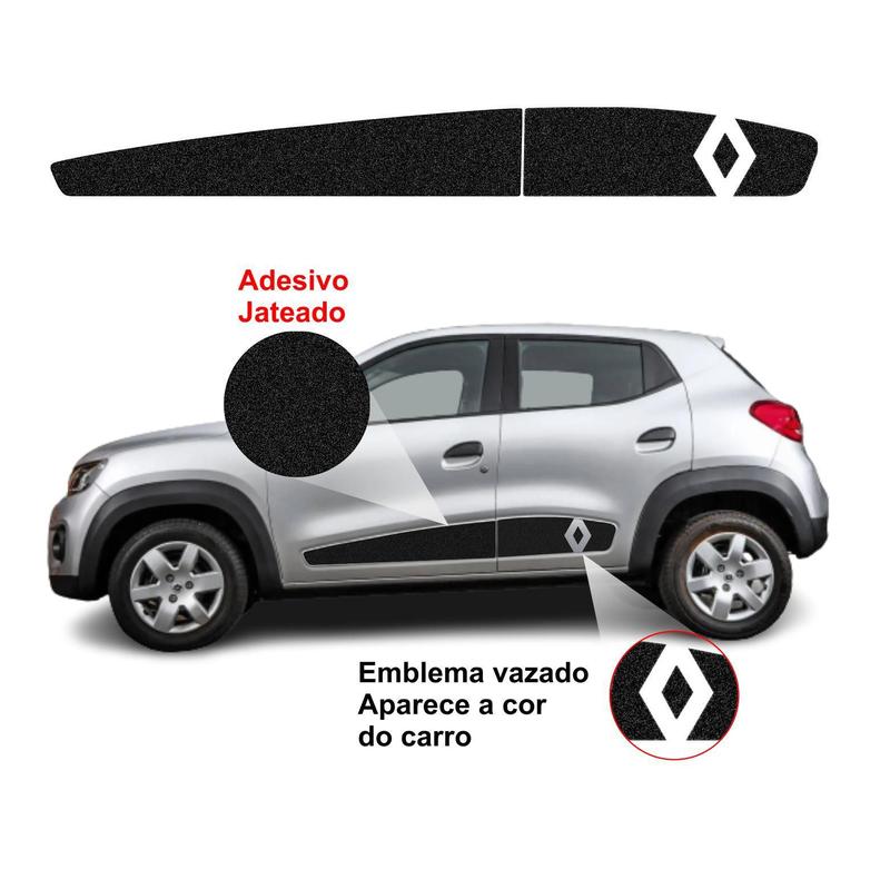 Adesivo Faixa Lateral Renault Kwid Modelo Emblema - Proper Automotive ...