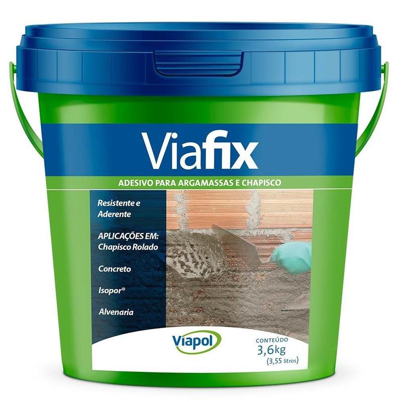 Adesivo Flexível Viafix para Chapisco 3,6Kg - Viapol - Materiais de ...