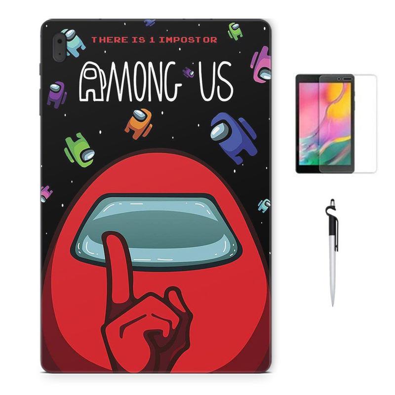 Adesivo Galaxy Tab S8 Plus SM-X806 Among Us Com Película e Caneta ...