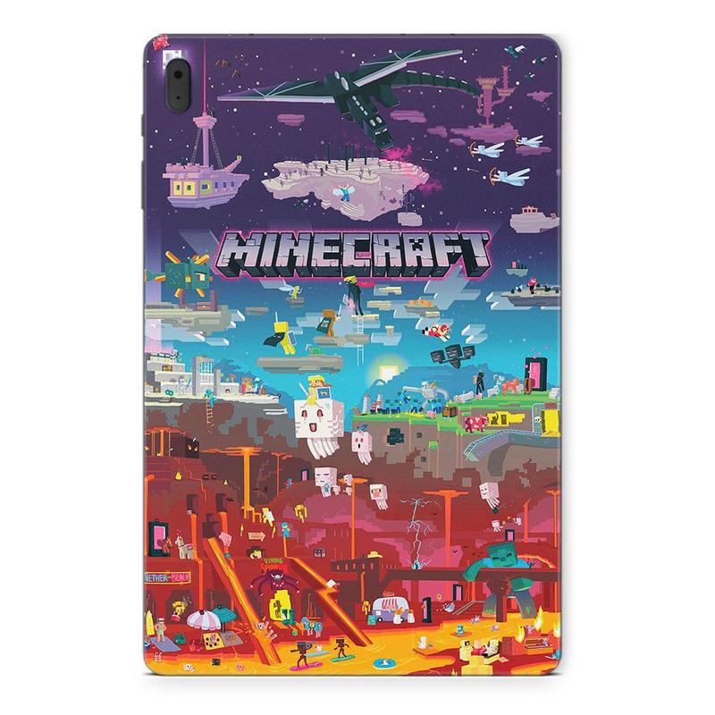 Adesivo Galaxy Tab S8 SM-X7068 Minecraft - Skin Zabom - Acessórios para ...