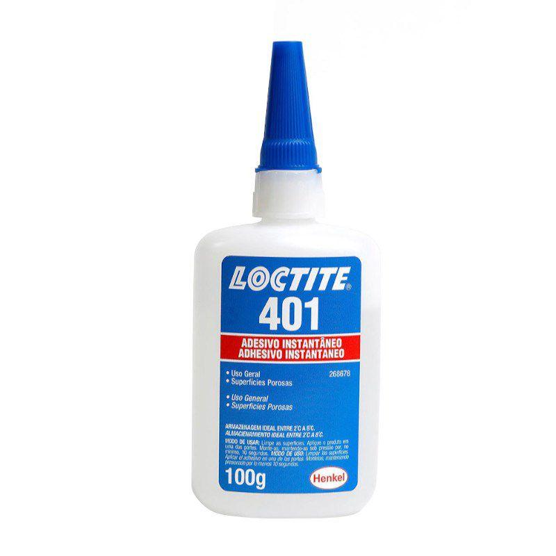 Adesivo Instantâneo Etil Cianoacrilato 100g 401 LOCTITE - Cola ...
