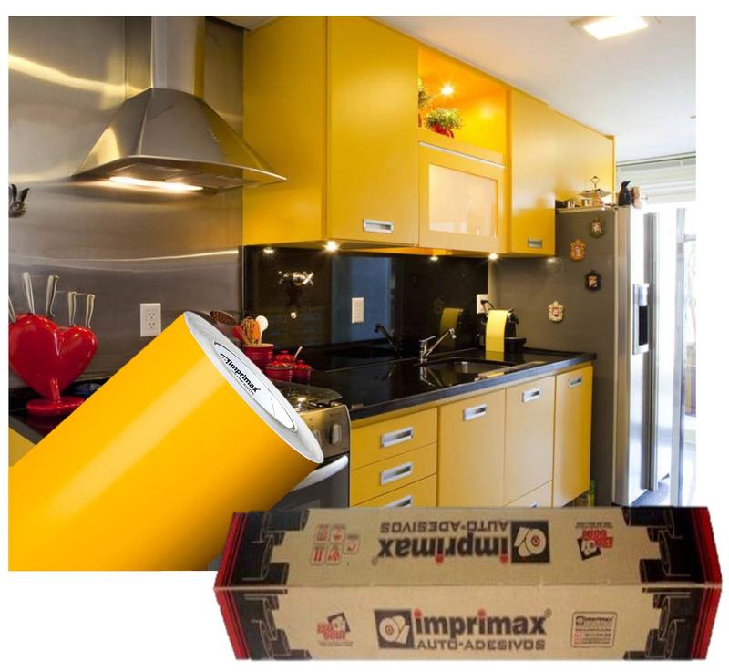 Adesivo Para Envelopamento Armário De Cozinha 50cm X 3m - Imprimax ...