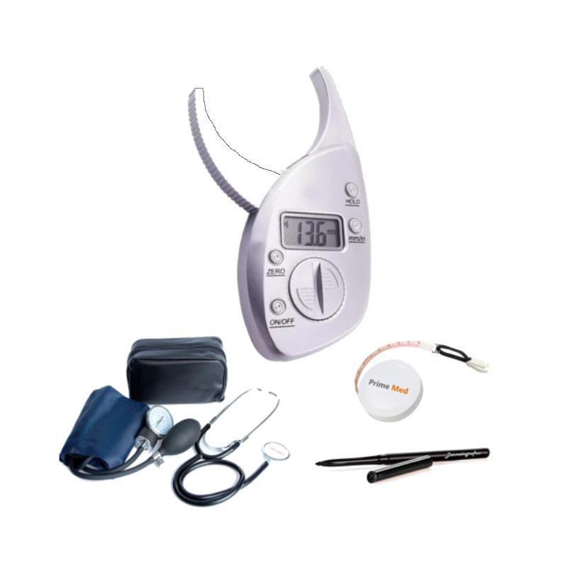 Adipômetro Digital Simples + Trena Corporal + Lápis +Esfigmo - Prime ...