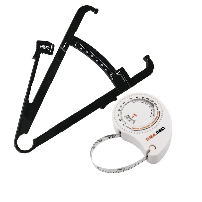 Adipômetro Medidor De Gordura + Fita MétricaParaCalcular o IMC - Roama ...