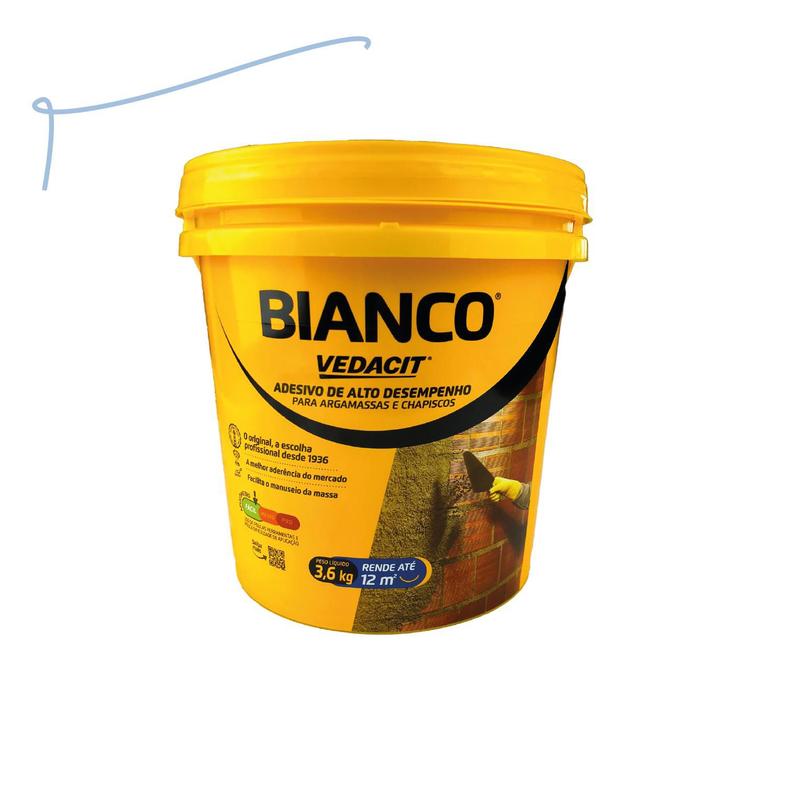 Aditivo para Argamassa e Chapisco Bianco 3,6L Vedacit - Aditivo Plastificante - Magazine Luiza