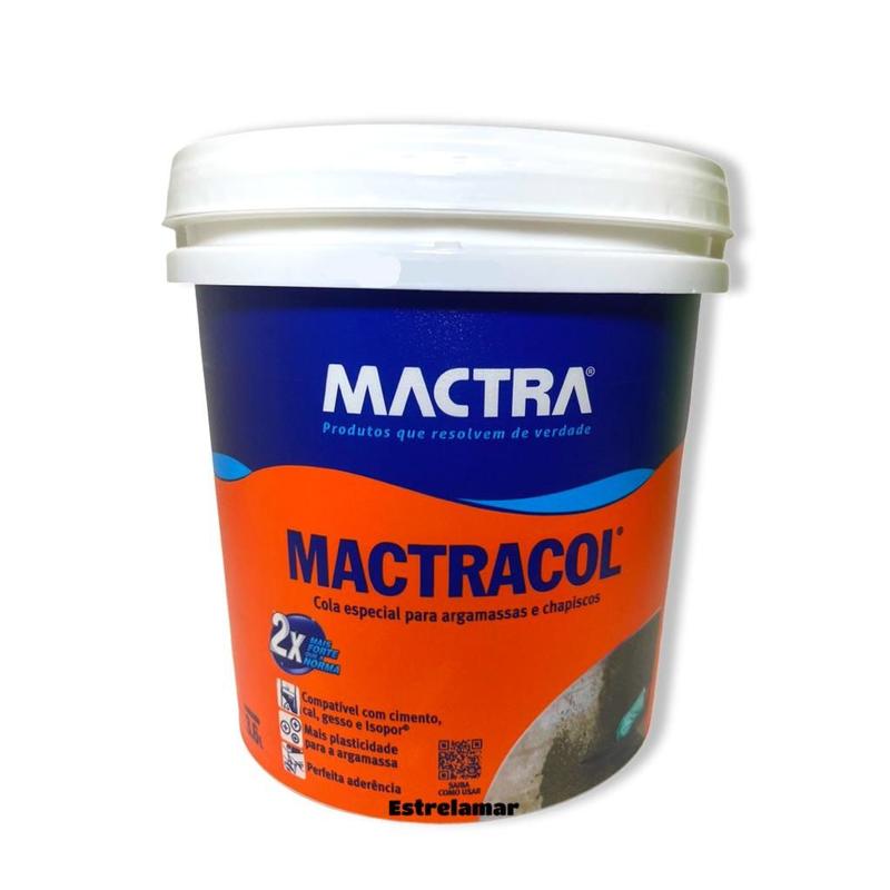 Aditivo Para Chapiscos e Argamassa Mactracol 3,6L - Mactra - Aditivo Plastificante - Magazine Luiza