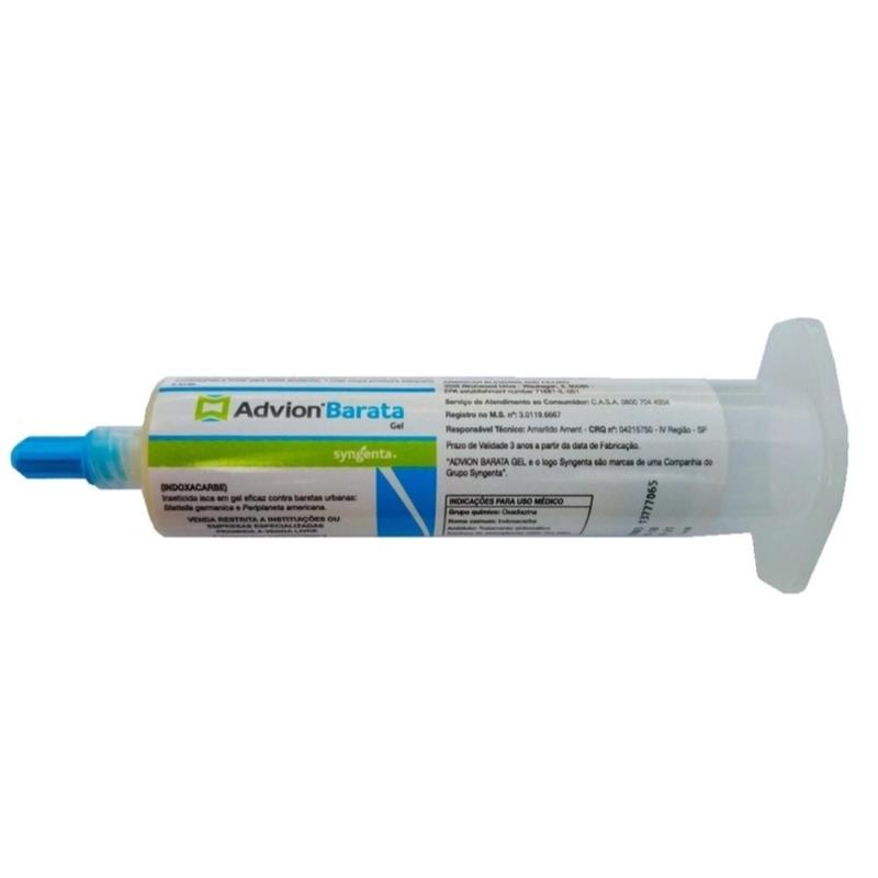 Advion Baratas Gel Seringa 30gr - SYNGENTA - Inseticidas - Magazine Luiza