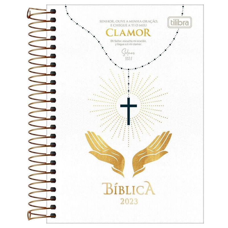 Agenda Diária Bíblica 2023 - Clamor e Terço - Tilibra - Agenda Diária ...