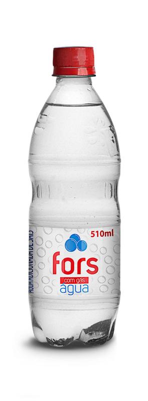 AGUA FORS COM GÁS 510 Ml - 12 UNIDADES - FORS REFRIGERANTES - Água ...