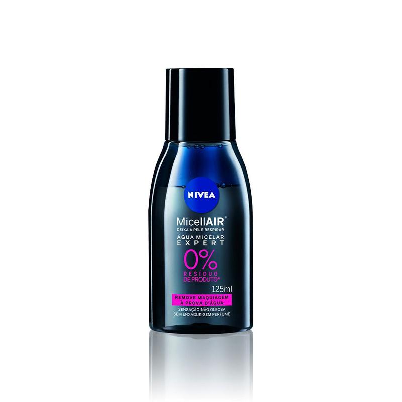 Água Micelar Nivea Micell Air Expert Remove Maquiagem 125ml - Água ...