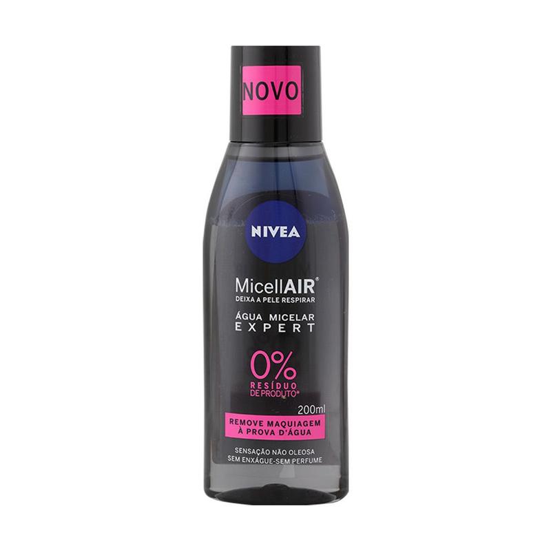 Água Micelar Nivea Micell Air Expert Remove Maquiagem 200ml - Cuidados ...