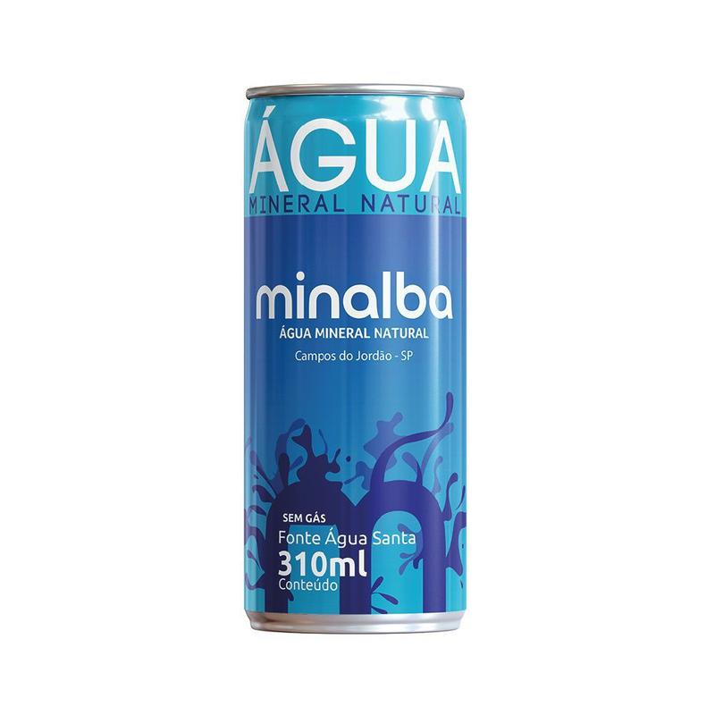 Água minalba lata 310ml c/12 - Água Mineral - Magazine Luiza