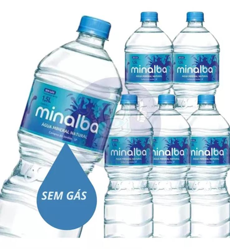 Água Mineral Minalba 1,5l Descartável Sem Gás 6 Unidades - Água Mineral ...
