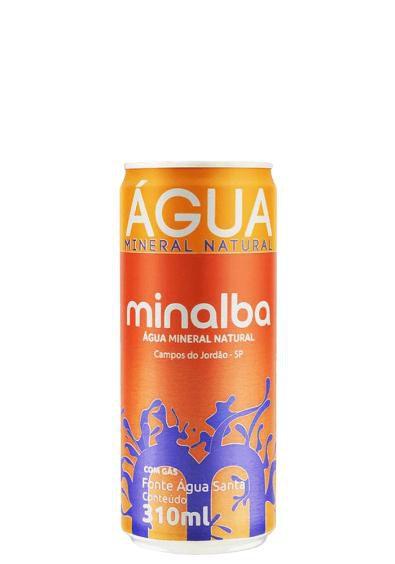 Agua mineral minalba com gás lata 310ml - Água Mineral - Magazine Luiza