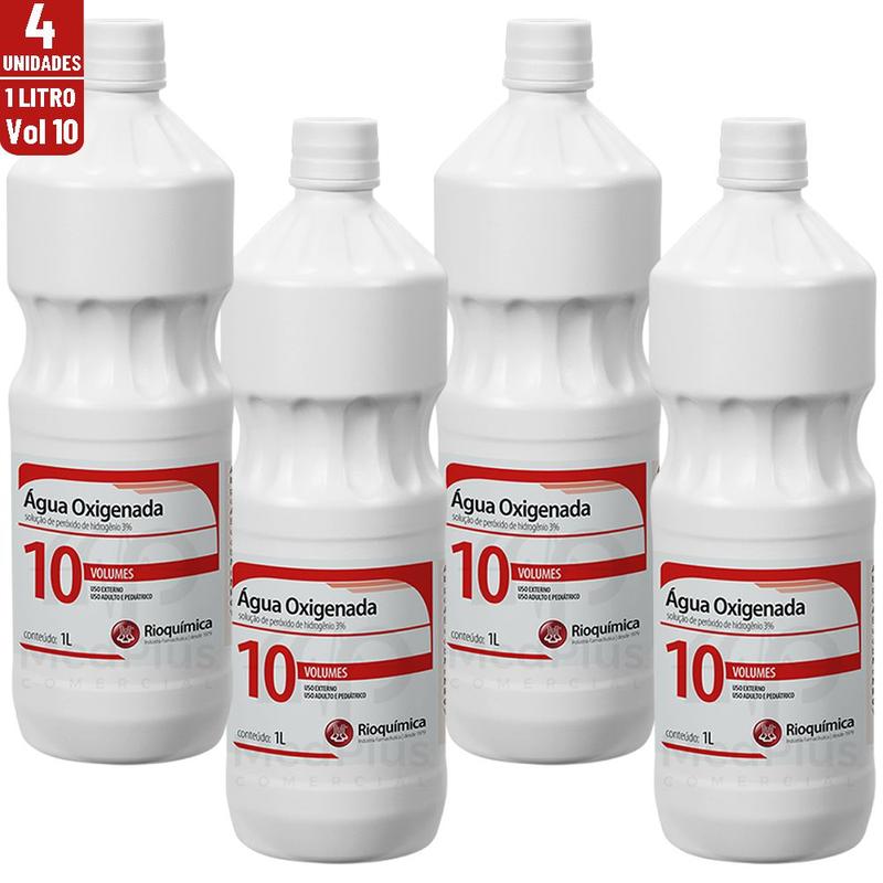 Agua Oxigenada 10 Volumes 3% Peróxido Hidrogênio 3 Litros - Cirurgica ...