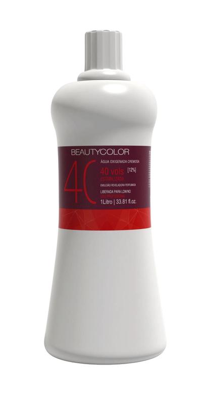 Água Oxigenada Beautycolor 40 vols 1L - Água Oxigenada - Magazine Luiza
