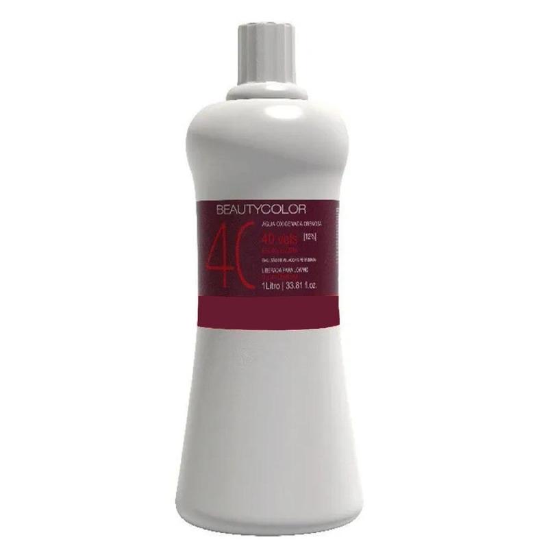 Água Oxigenada Cremosa 40vol 1L - BeautyColor - Beauty Color - Água ...