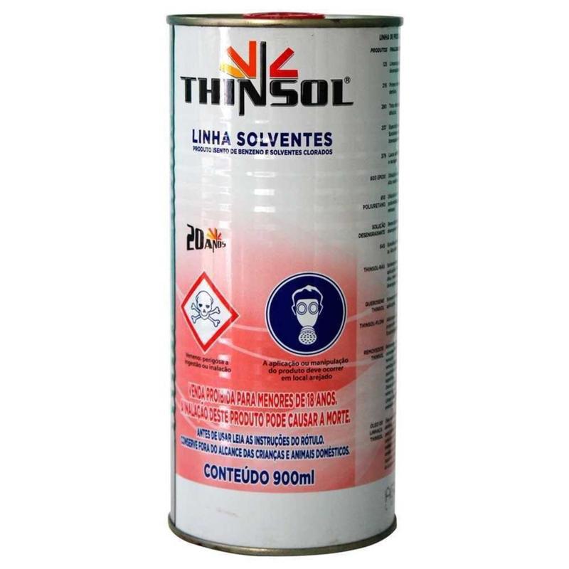 Agua Raz 0.900ml Thinsol - Thinsol Quimica Ind.Com.Ltda - Aguarrás ...