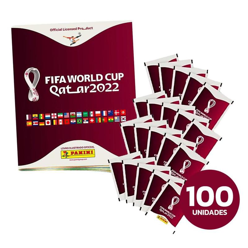 Álbum Figurinhas Oficial Copa Do Mundo 2022 + 500 Figurinhas - Panini ...