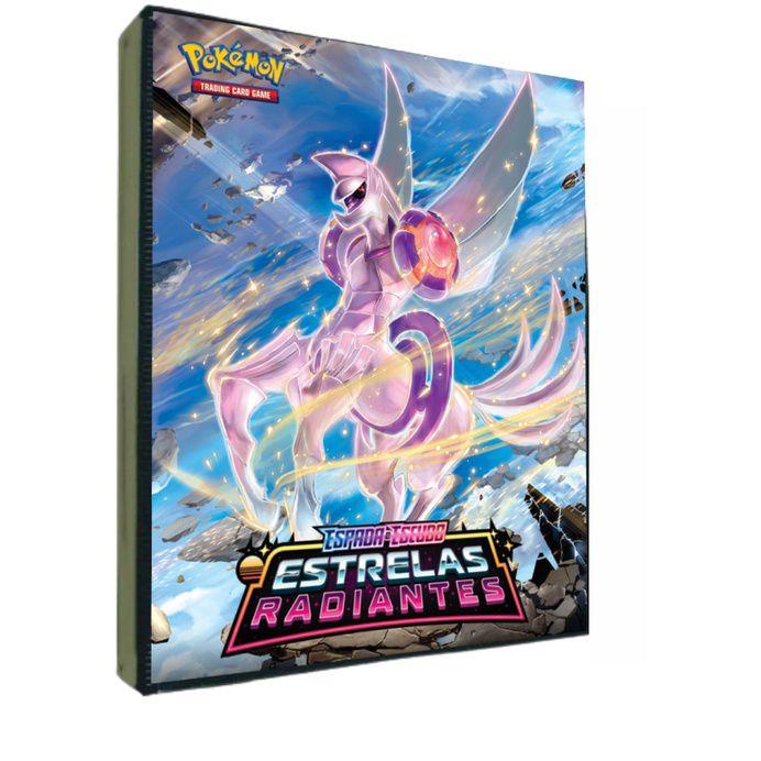 Álbum Pasta Fichário Pokemon Estrelas Radiantes Arceus Lucario ...