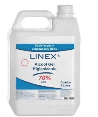 Álcool 70ºINPM LINEX 5L - Álcool de Limpeza - Magazine Luiza