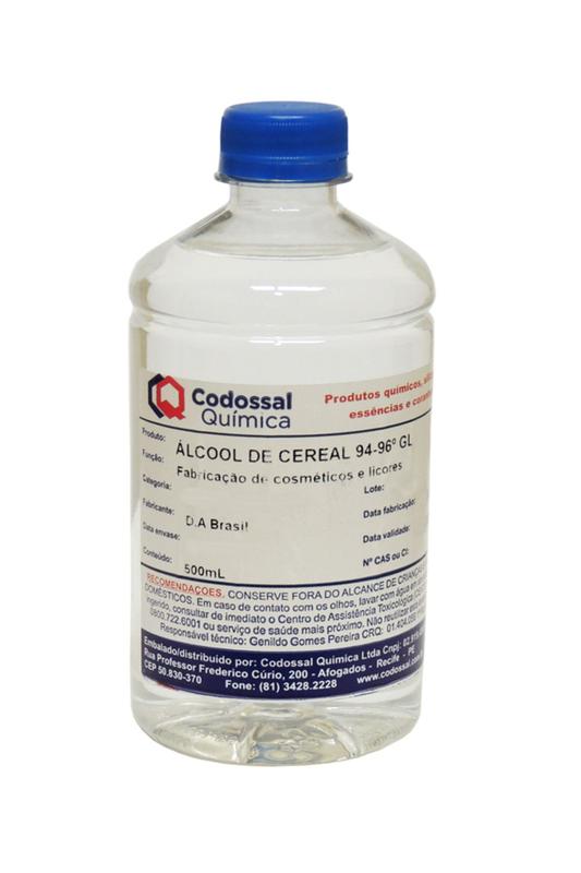 Álcool De Cereais Para Difusor Ou Bebidas - 500ml - Codoss - Álcool de ...
