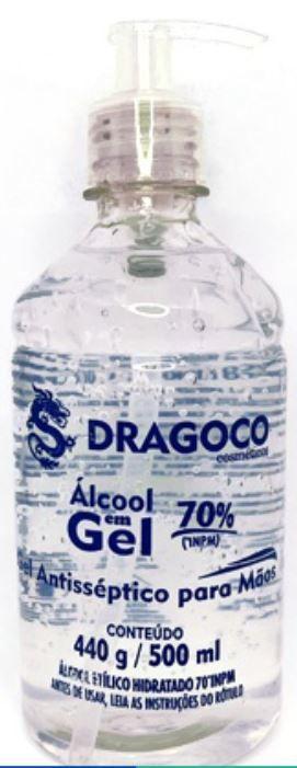 Alcool gel 70 500ml dragoco - Álcool em Gel para as Mãos - Magazine Luiza