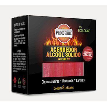 Álcool Sólido Caixa com 8 bastonetes - PRIMEGRILL - Churrasco ...