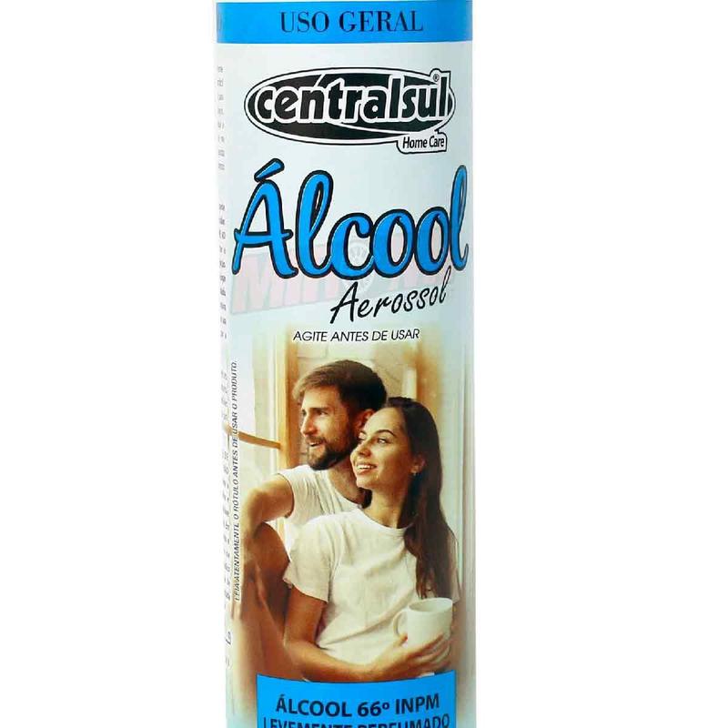 Alcool Spray Aerossol 400 Ml - Centralsul - Álcool de Limpeza ...
