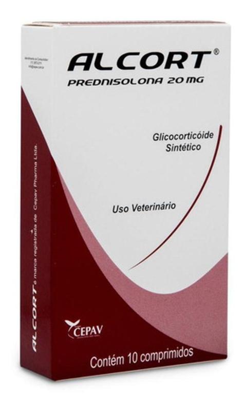 Alcort 10 Comp Castel Pharma 20mg - Agropet Nutrimed - Farmácia Pet ...