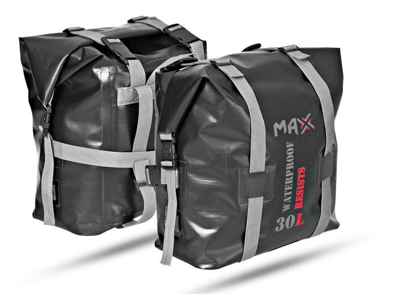 Alforge Mala Mochila Bolsa Lateral Estanque 30 Litros Impermeável Alça ...