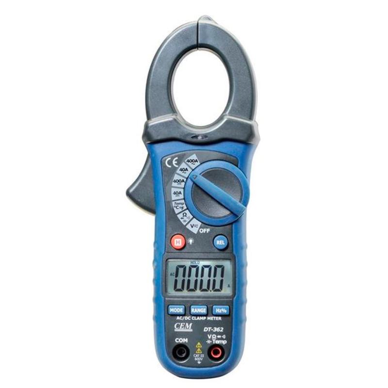 Alicate Amperímetro Ac/dc 400A 600V - CEM- DT-362 - Alicate Amperímetro - Magazine Luiza