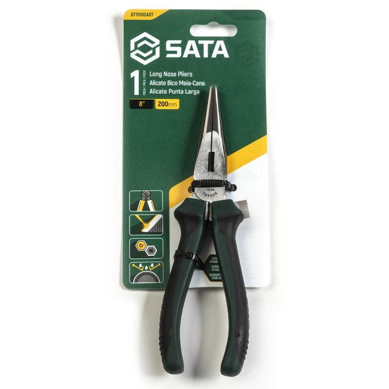 Alicate De Bico Meia Cana Longo 8 St70102ast Sata - APEX - SATA ...