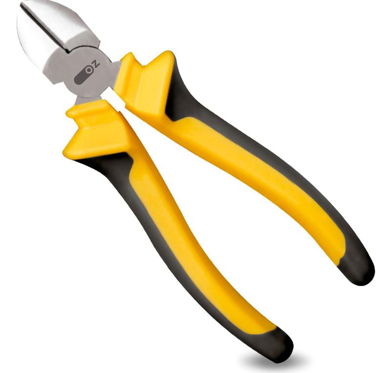 Alicate De Corte Diagonal 6 Pol. Corte Cabo Fio Arame - Oz - Alicate de ...
