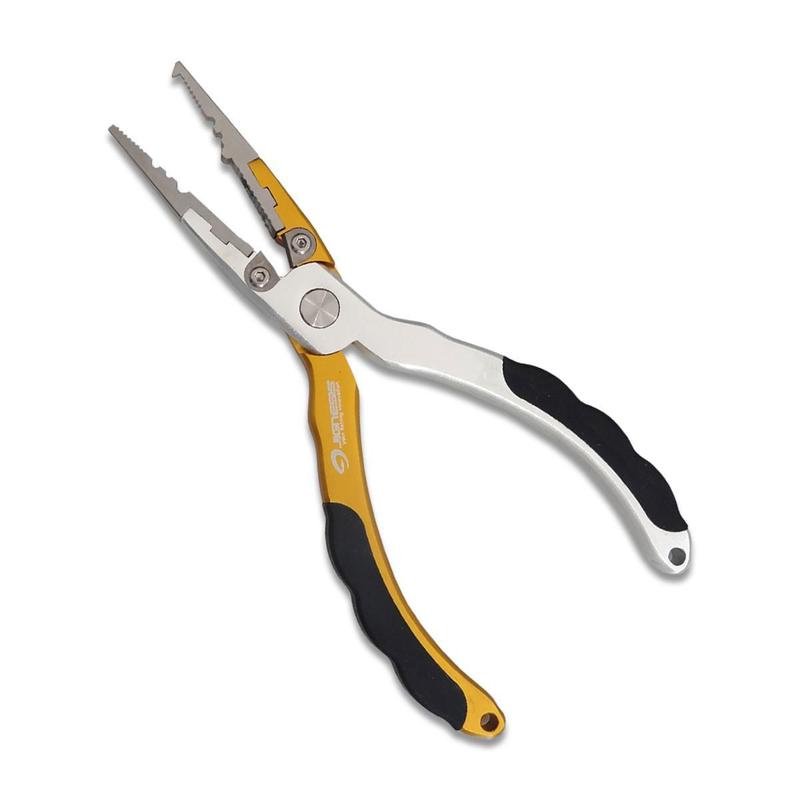 Alicate De Pesca Multiuso Alumínio Jignesis Fap-052 Dourado - Alicate ...