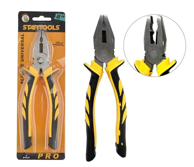 Alicate Universal 8'' Com Cabo Antideslizante - Startools - Alicate Universal - Magazine Luiza