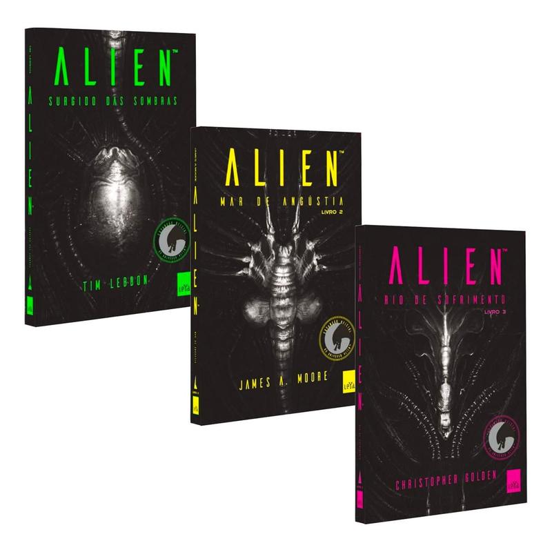Alien 1 Surgido Das Sombras + Alien 2 Mar De Angústia + Alien 3 Rio de ...