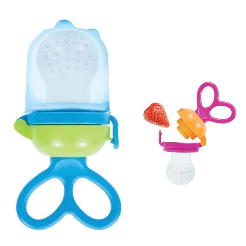 Alimentador Infantil Bebê De Silicone Chupeta Porta Frutas Buba ...