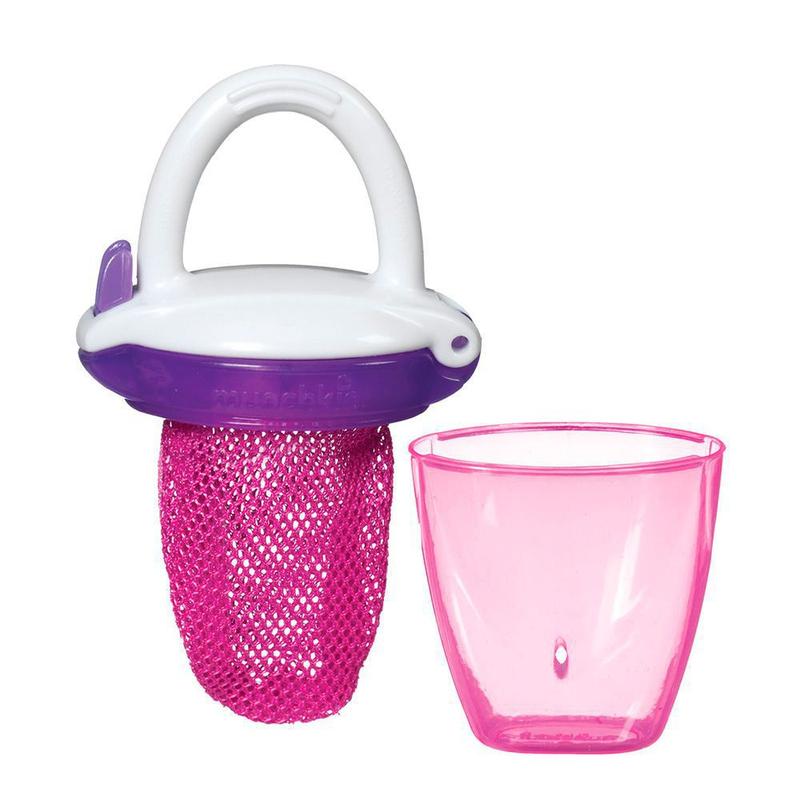 Alimentador para Bebê com Tampa Rosa e Roxo Munchkin - Alimentador para ...